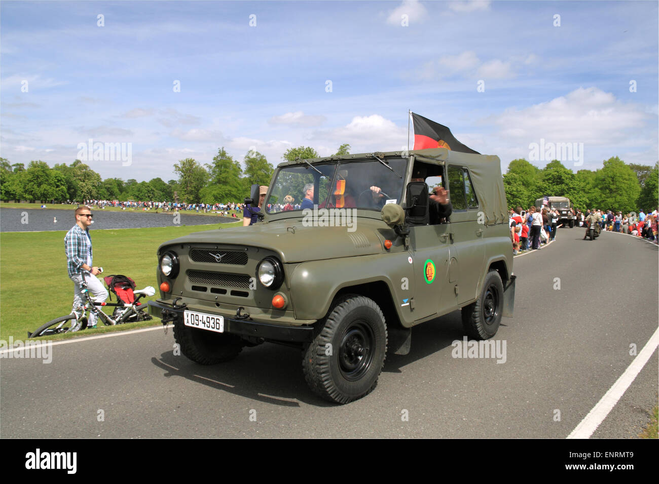Russian-built East German Army UAZ 469B General Purpose 4x4. Chestnut ...