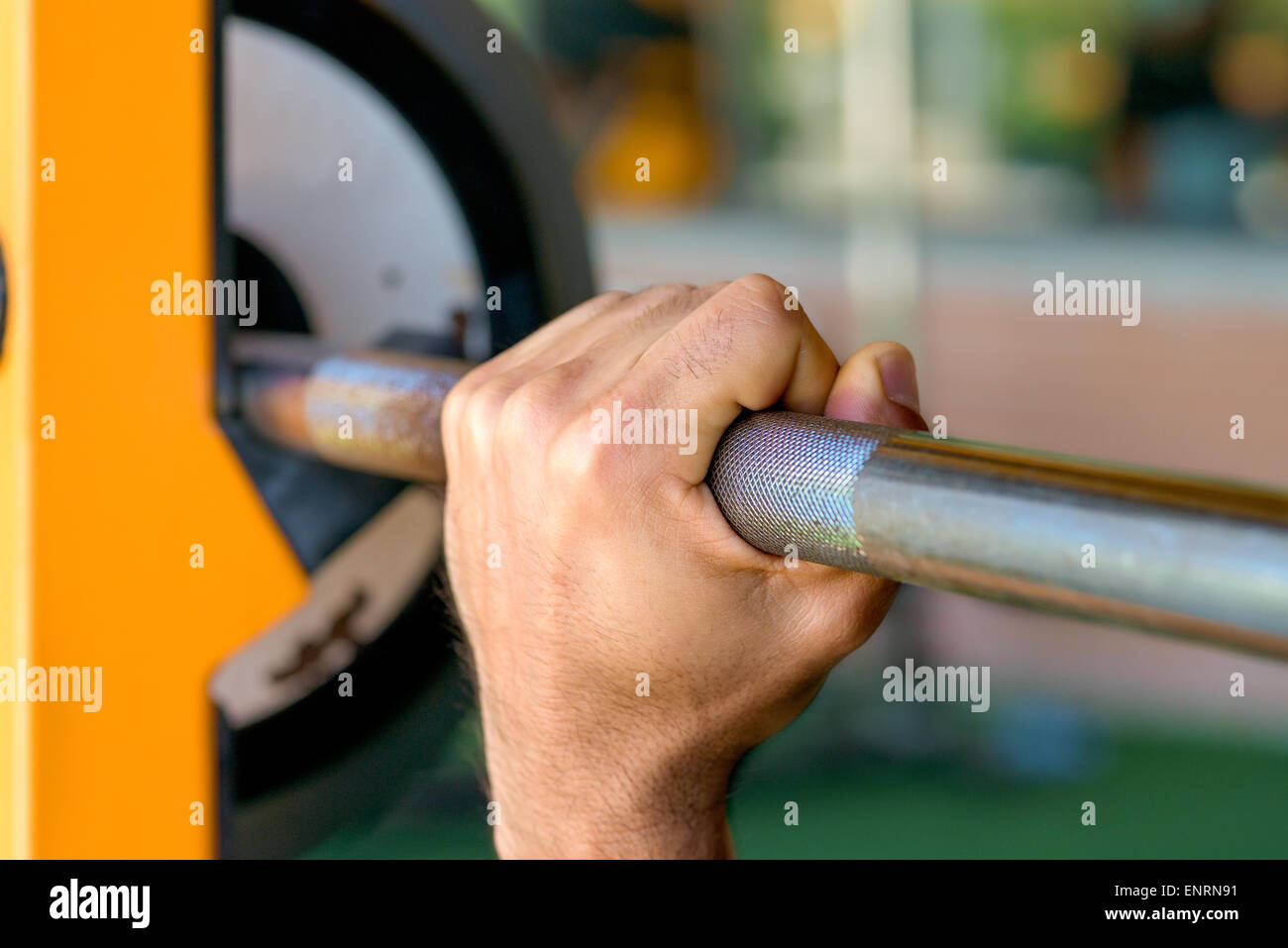 Strong man doing hand exercises hi-res stock photography and images - Alamy