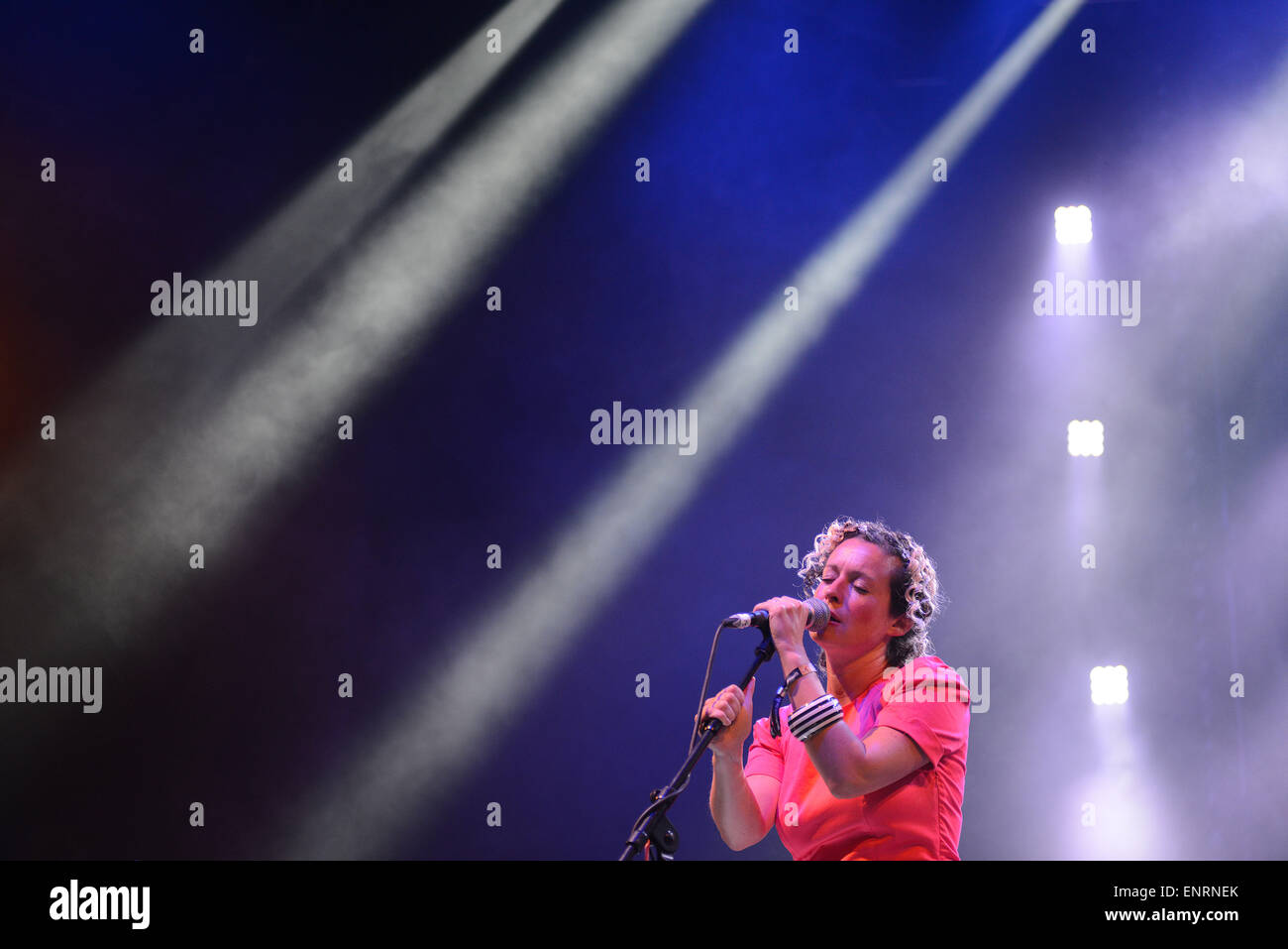 Kate Rusby performing at the Under the Stars Festival, Cannon Hall Farm ...