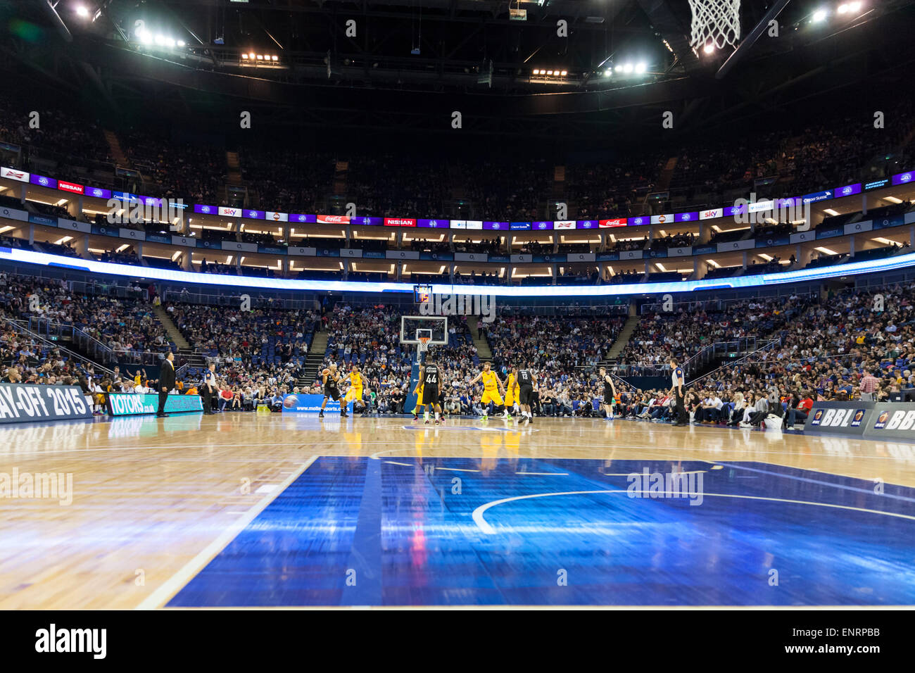 London, UK. 10th May 2015. The O2 Arena in London is well attended ...