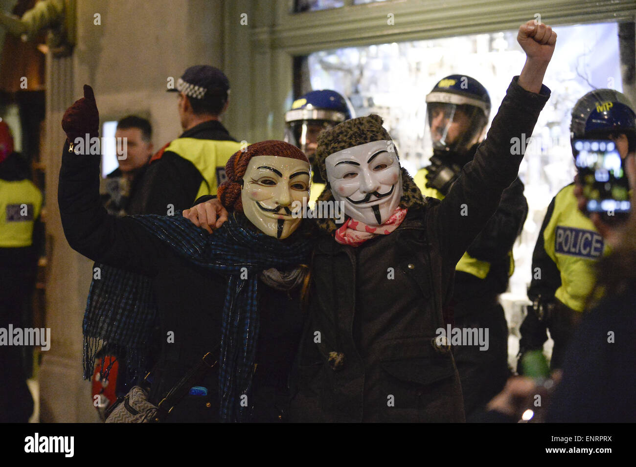 Thousands of protesters donned masks in the "Million Mask March" to ...