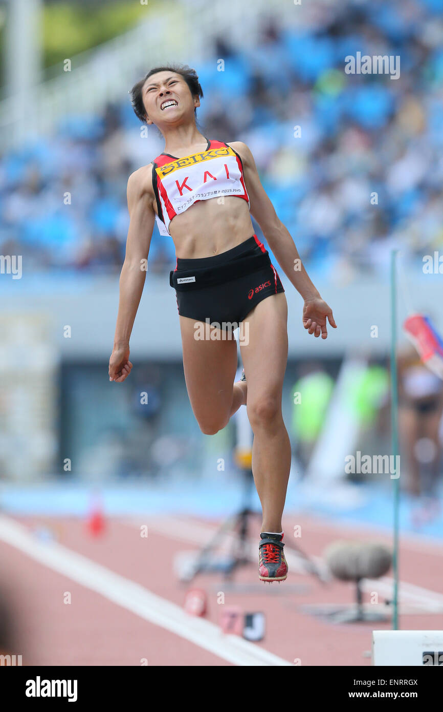 Kawasaki, Women's Long Jump at Todoroki Stadium, Kanagawa, Japan. 10th ...