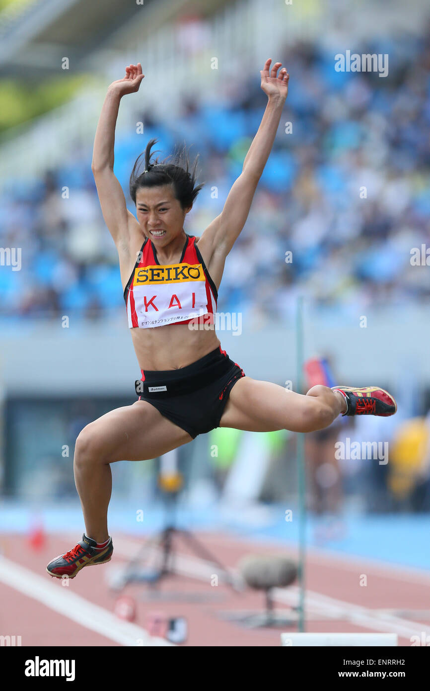 Kawasaki, Women's Long Jump at Todoroki Stadium, Kanagawa, Japan. 10th ...