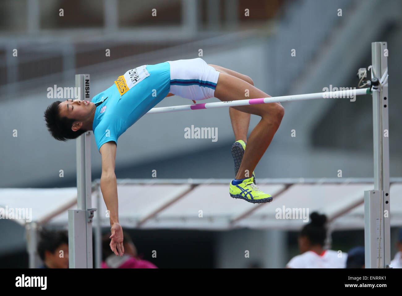 Kawasaki, Men's High Jump at Todoroki Stadium, Kanagawa, Japan. 10th ...