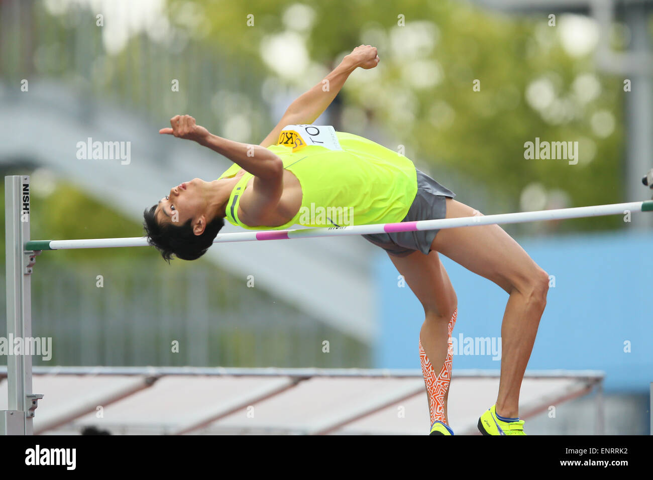 Kawasaki, Men's High Jump at Todoroki Stadium, Kanagawa, Japan. 10th ...