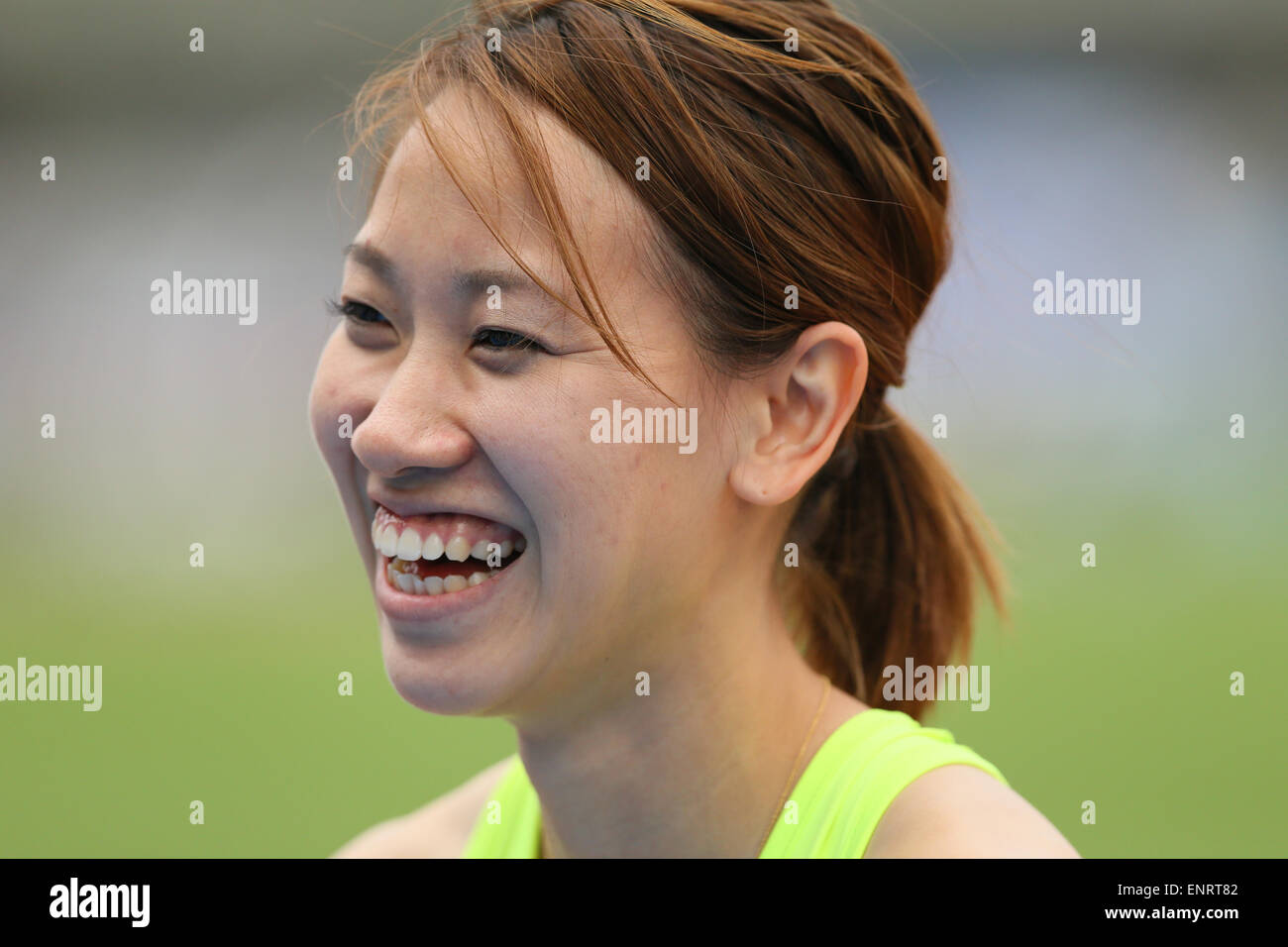 Kawasaki, Women's 200m at Todoroki Stadium, Kanagawa, Japan. 10th May ...