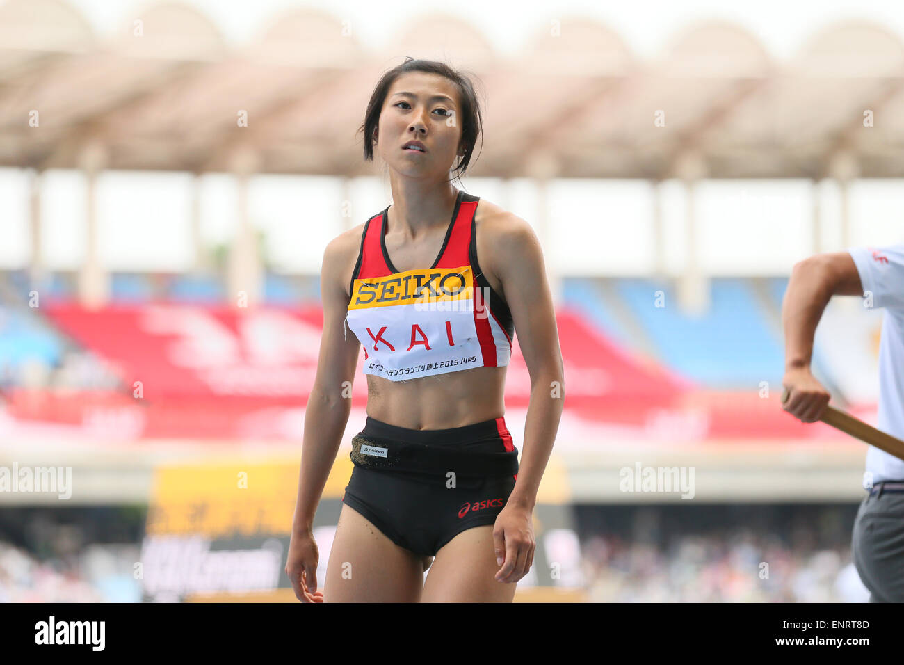 Kawasaki, Women's Long Jump at Todoroki Stadium, Kanagawa, Japan. 10th ...