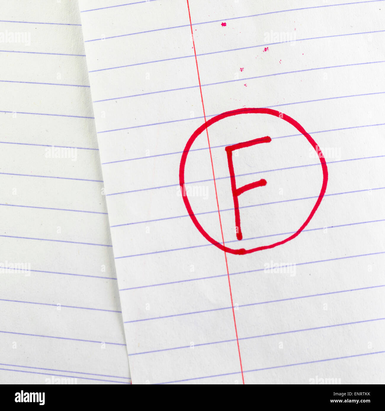 Graded school paper hi-res stock photography and images - Alamy