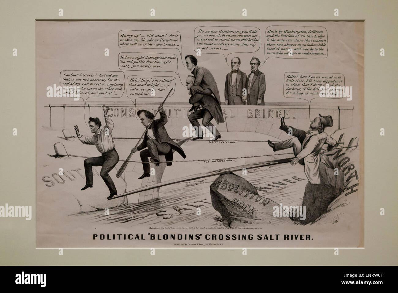 Political Cartoon 1800s America High Resolution Stock Photography and ...