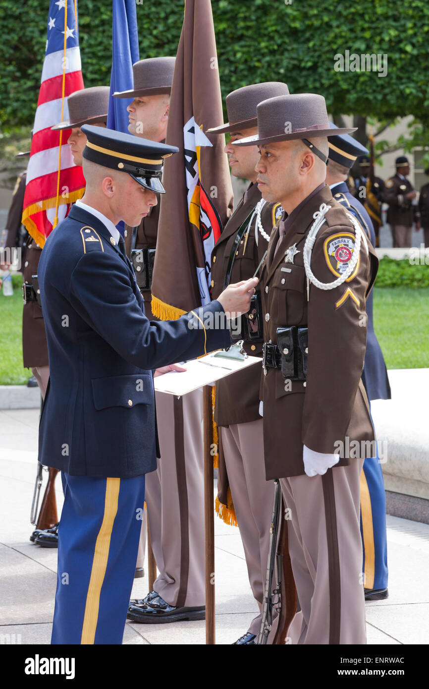 2015 National Police Week Honor Guard competition - Washington, DC USA ...