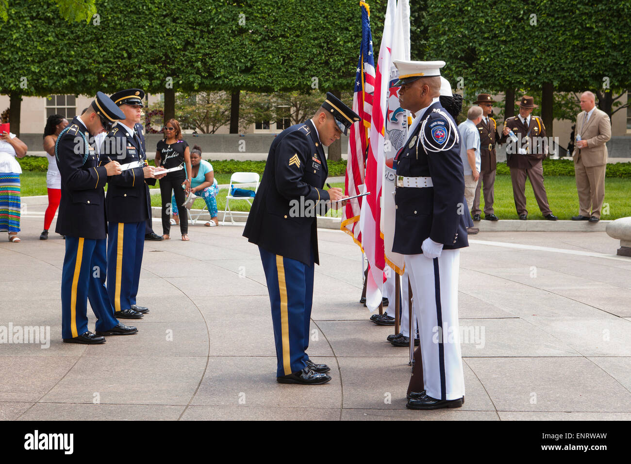 2015 National Police Week Honor Guard competition - Washington, DC USA ...