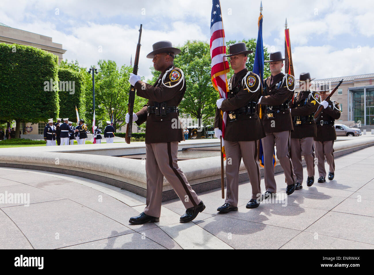 Police honor guard hi-res stock photography and images - Alamy