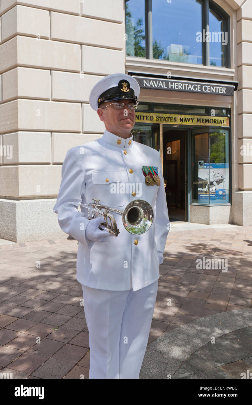 Navy trumpeter - USA Stock Photo - Alamy
