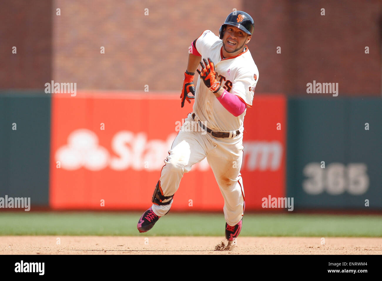 San Francisco, CA. 10th May, 2015. San Francisco Giants right fielder ...