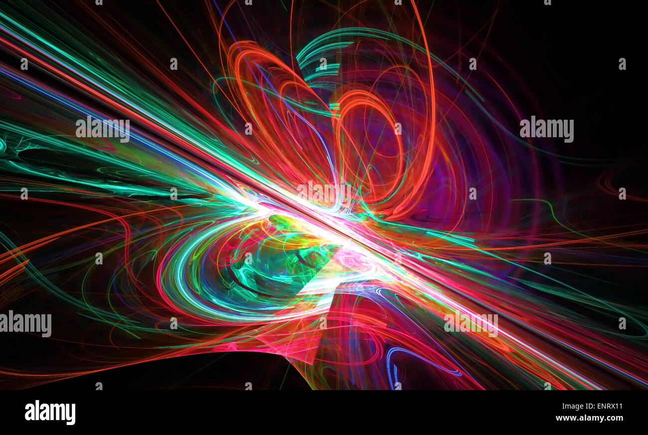 Shining a fantastic red line in a furious movement go beyond the ...