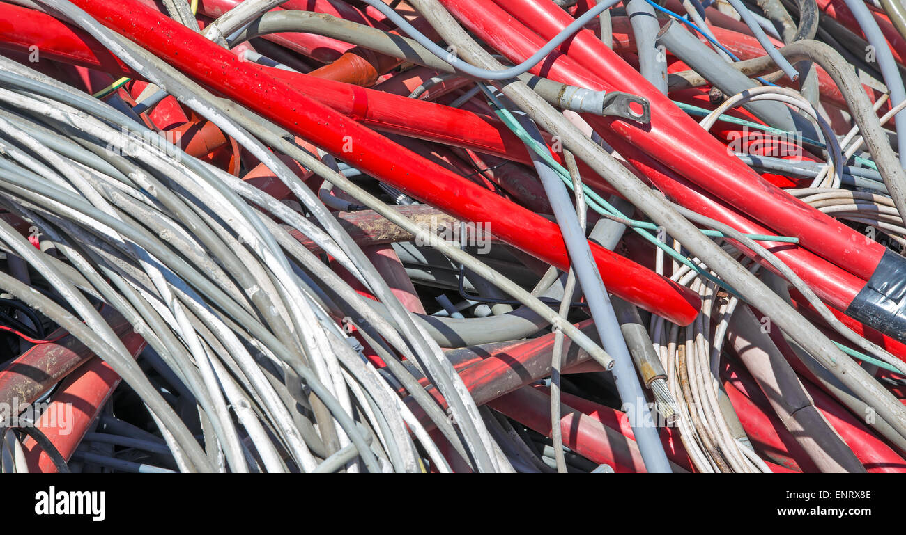 Big Red Cord and other lengths of copper wire in the dump of special ...