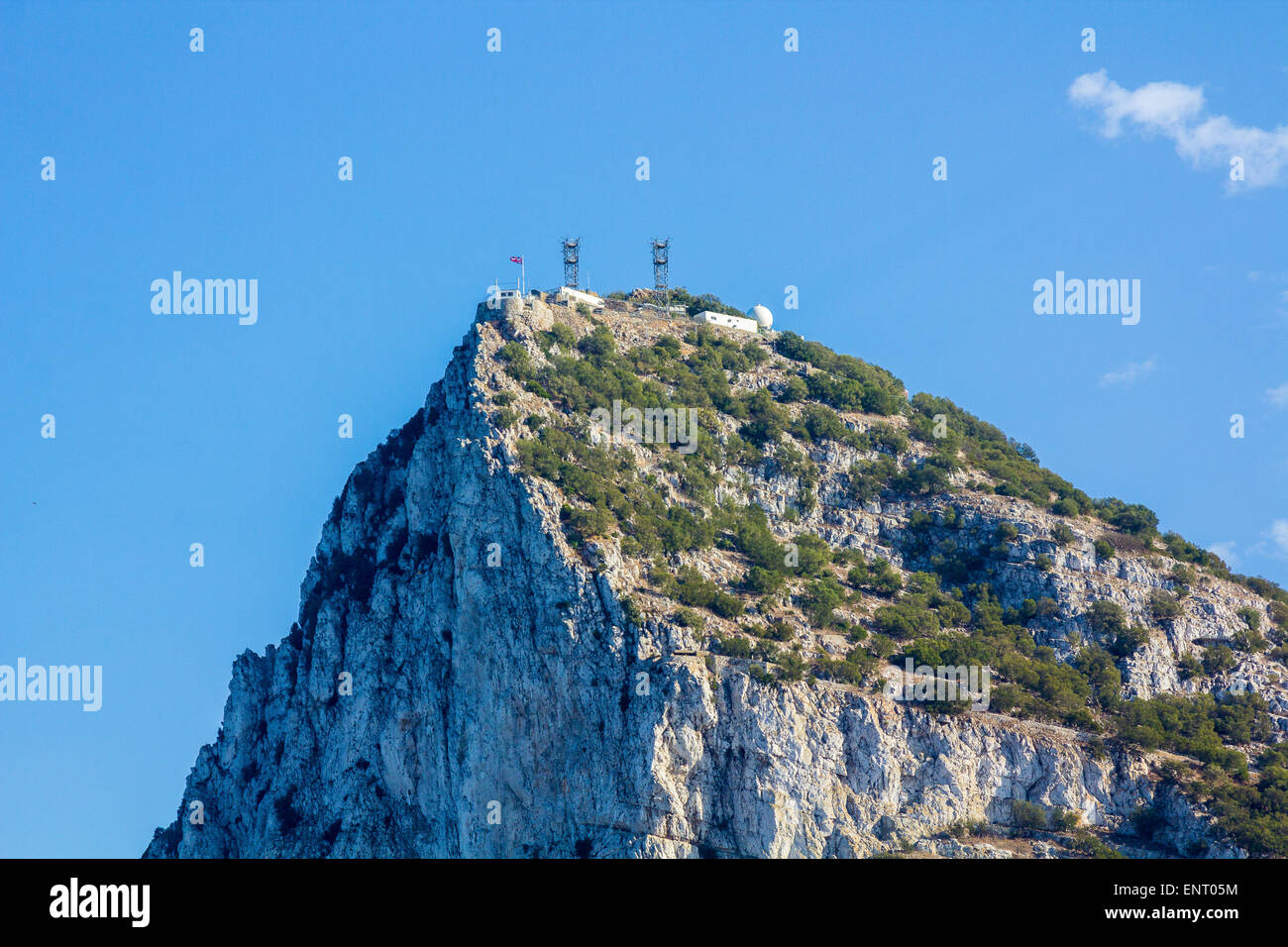 famous Rock of Gibraltar, Spain Stock Photo - Alamy