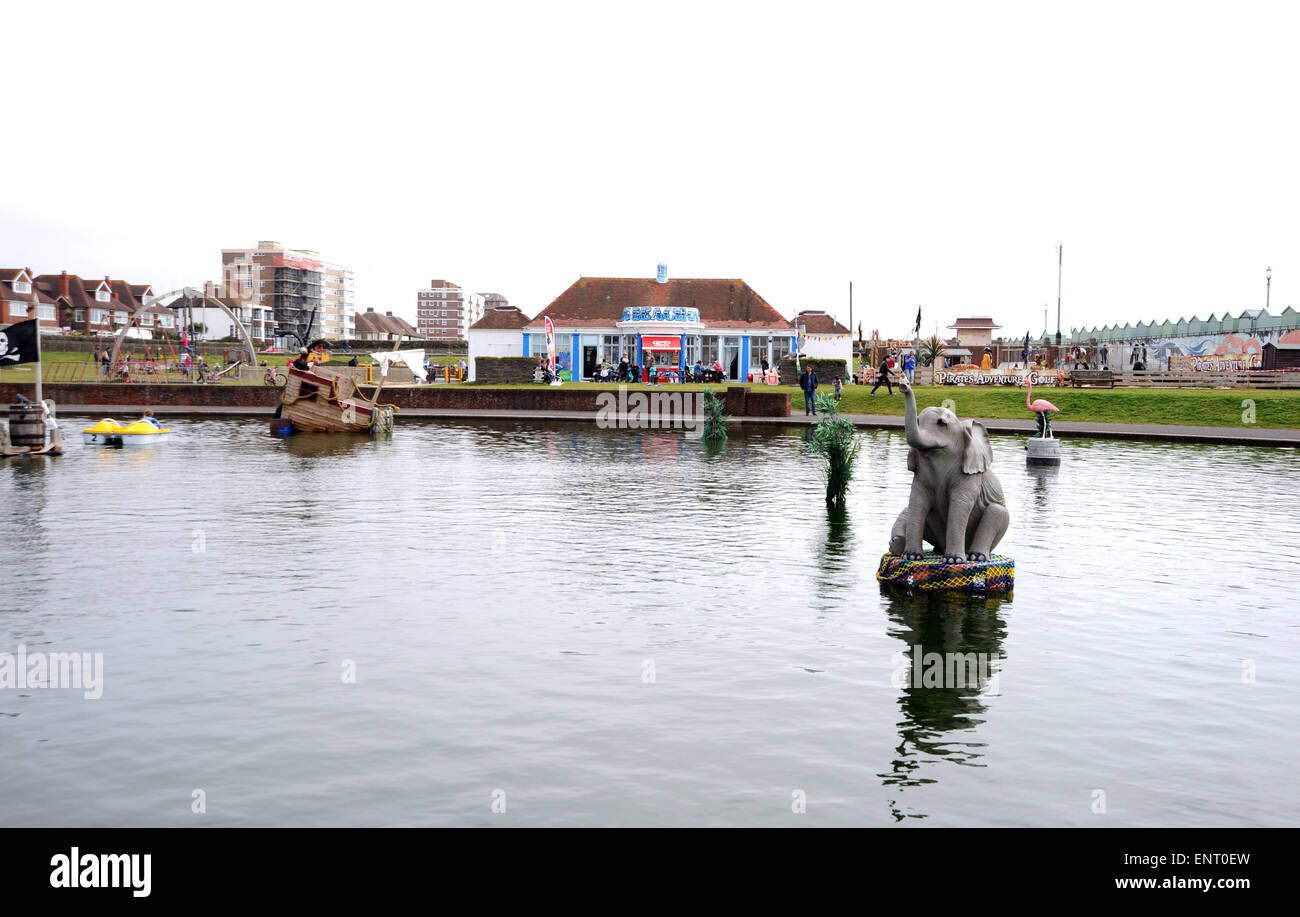 The Big Beach Cafe at Hove Lagoon near Brighton owned by Norman Cook ...