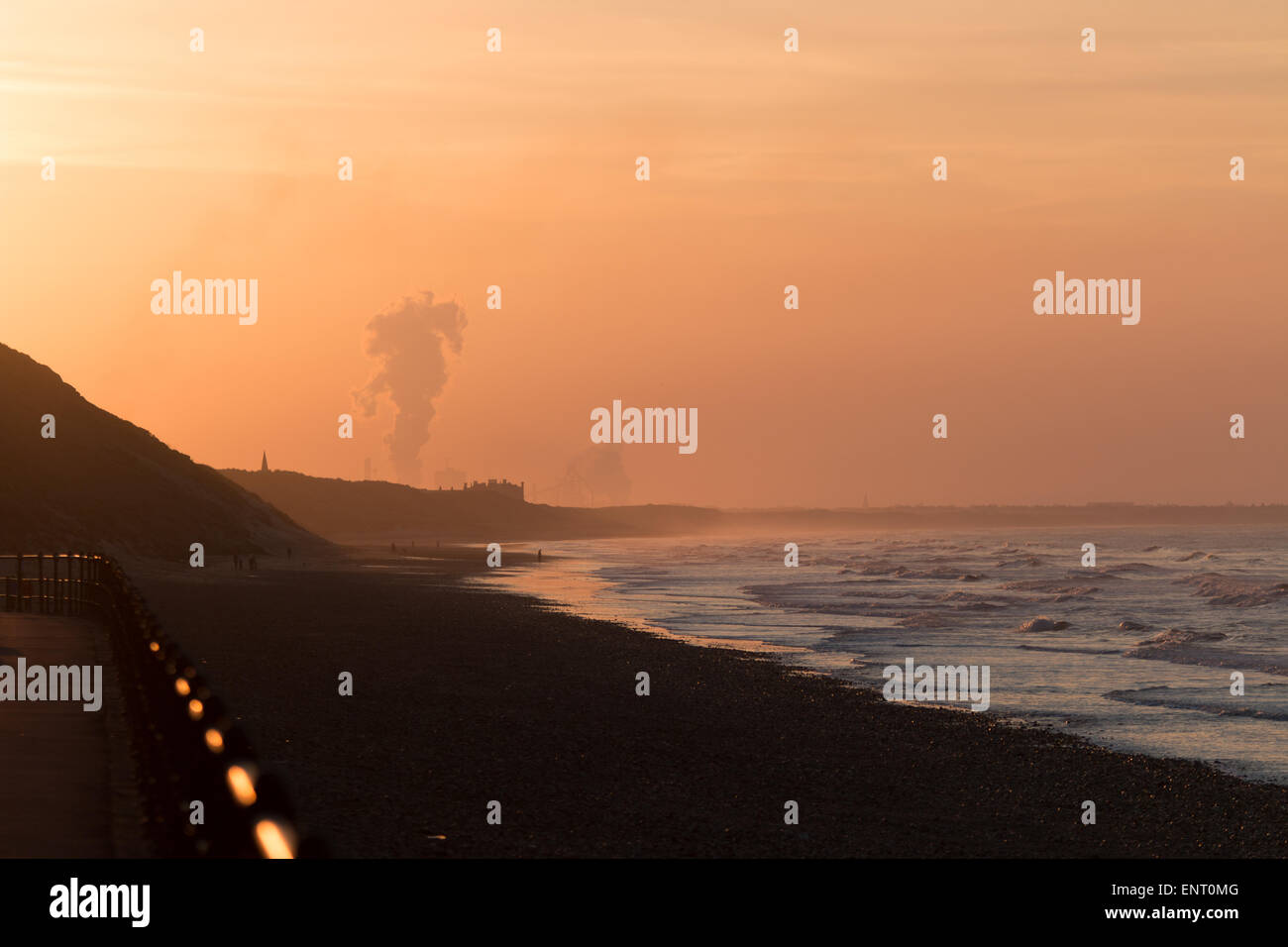 Another saltburn sunset Stock Photo - Alamy