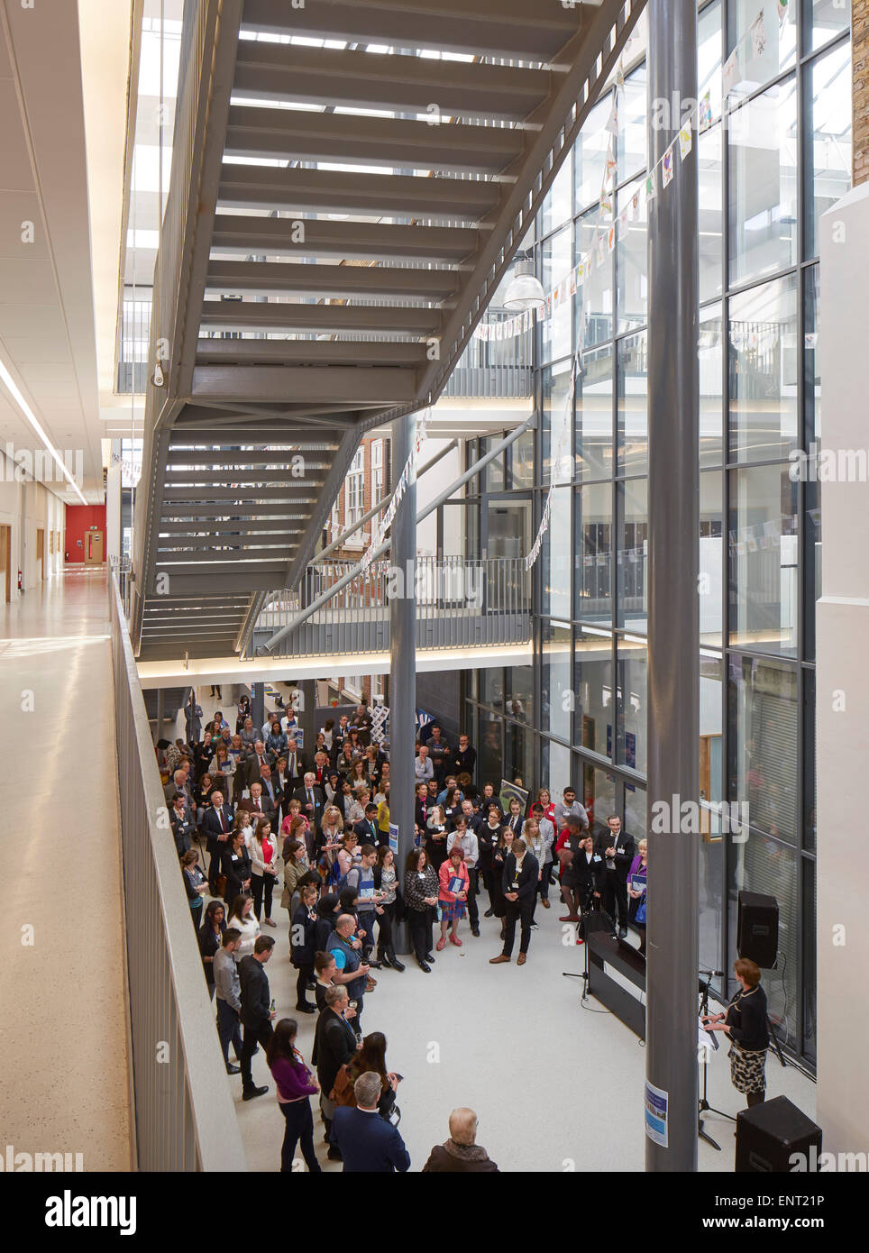 The Arcade on opening day. Regent High School, London, United Kingdom ...