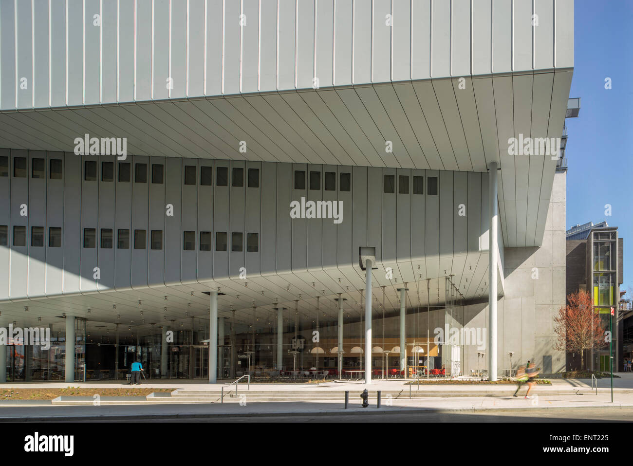 Canopied street entrance. Whitney Museum of American Art, New York ...
