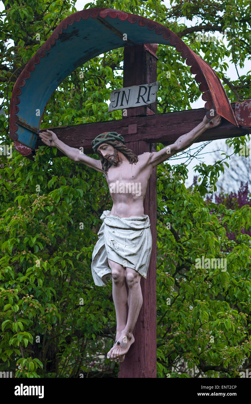 Christ on cross male figure hi-res stock photography and images - Alamy