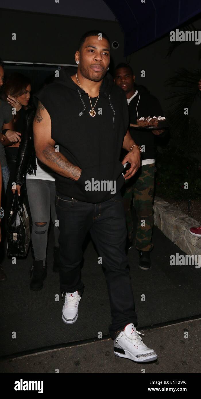 Celebrities leaving Pinz Bowling in Studio City Featuring: Nelly Where ...