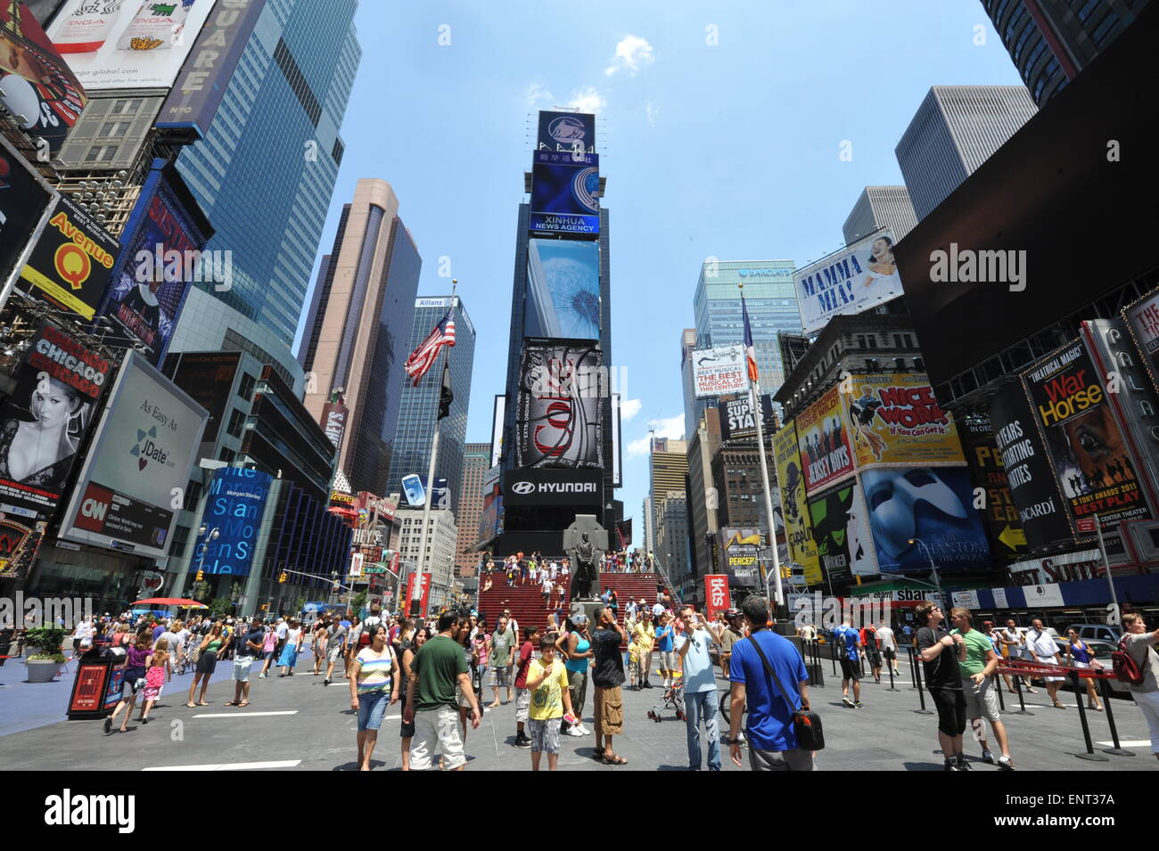 Times Square New York in America Stock Photo - Alamy