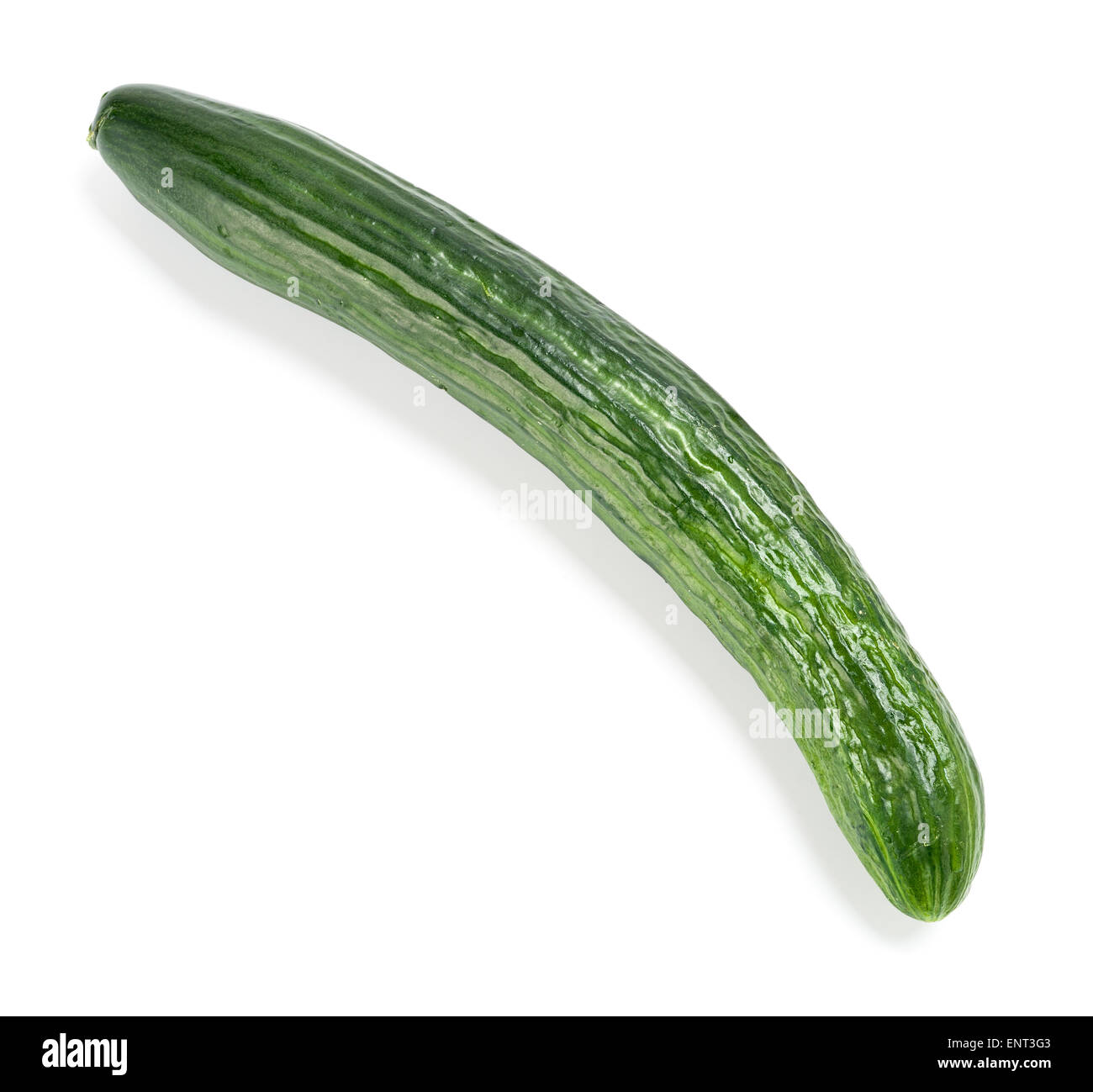 Long cucumber green, on a white background, isolated Stock Photo - Alamy
