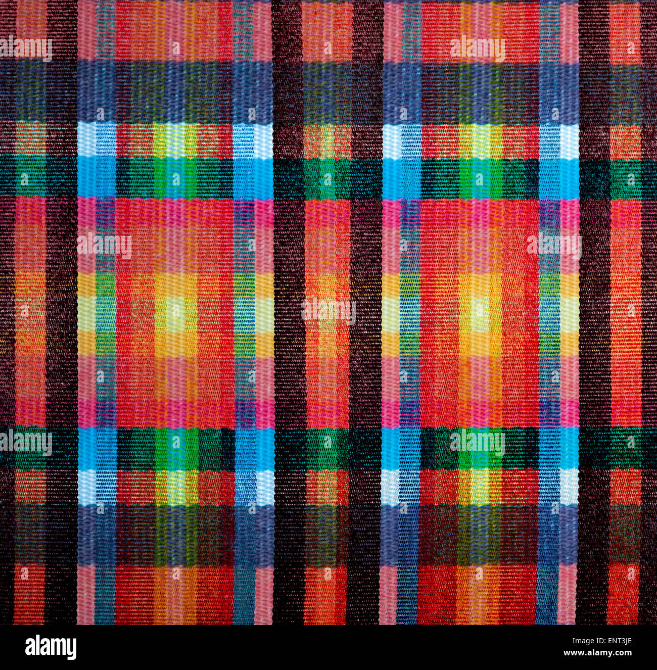 colorful stripes on linen textile Stock Photo - Alamy