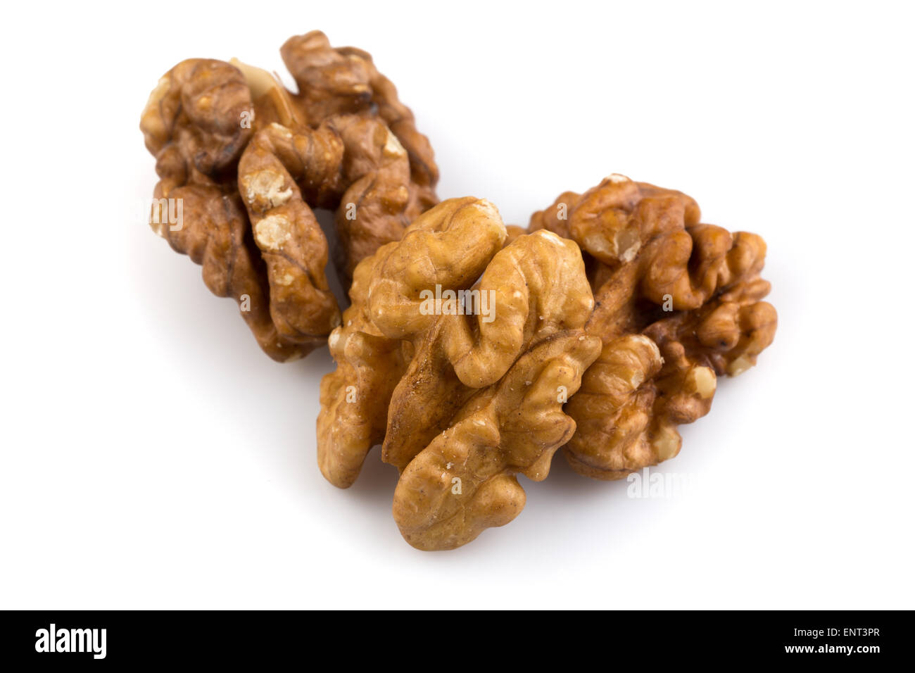 Walnuts nut isolated on a white background Stock Photo - Alamy