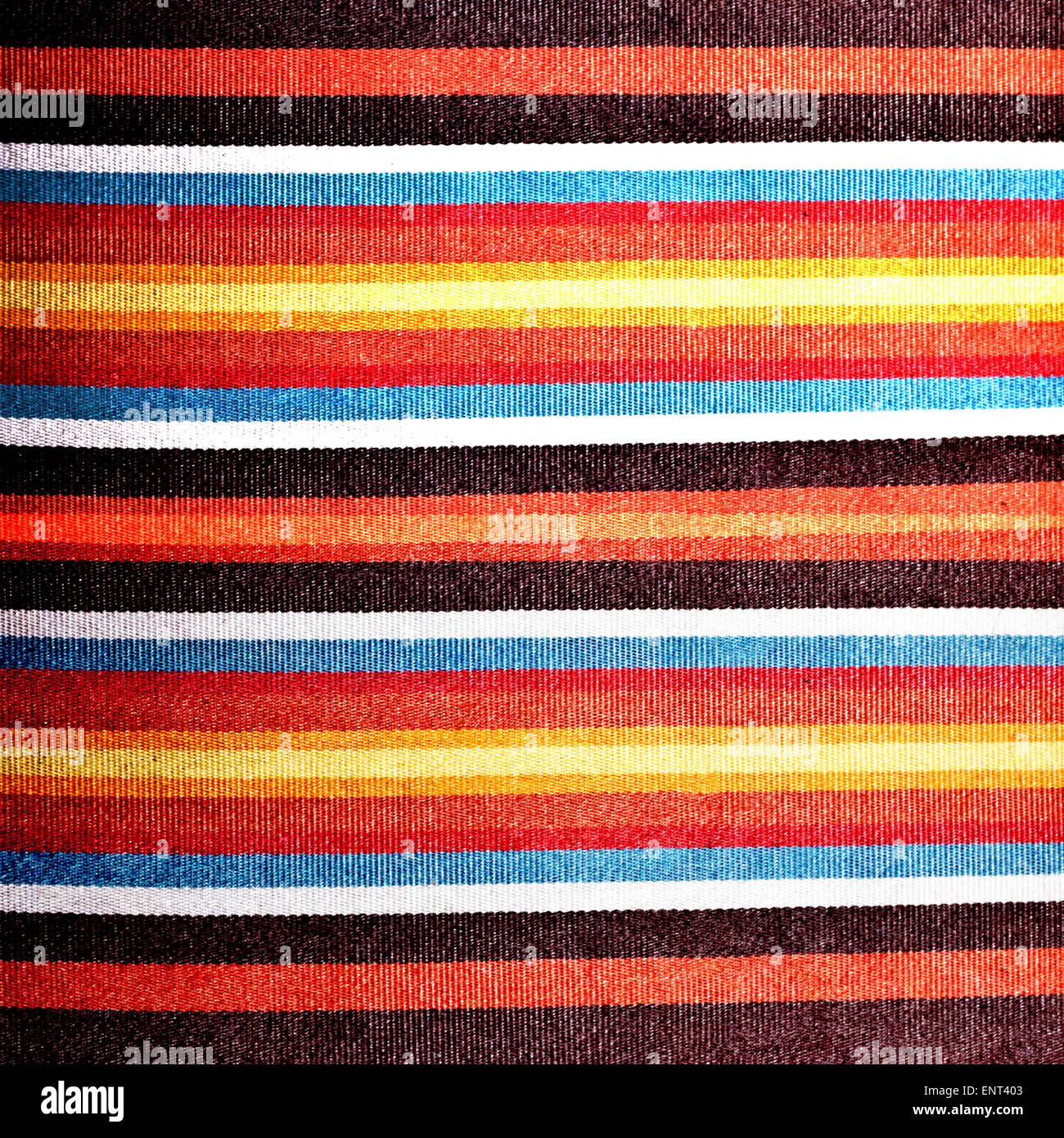 colorful stripes on linen textile Stock Photo - Alamy