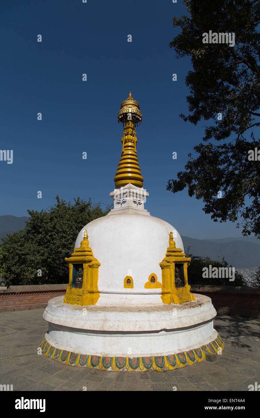 Old Structure, Swayambhunath Monkey Temple, Kathmandu, Nepal Stock ...