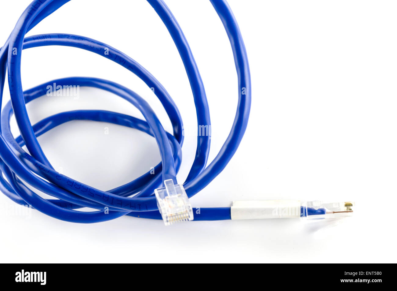wireless lan cable on a white background Stock Photo - Alamy