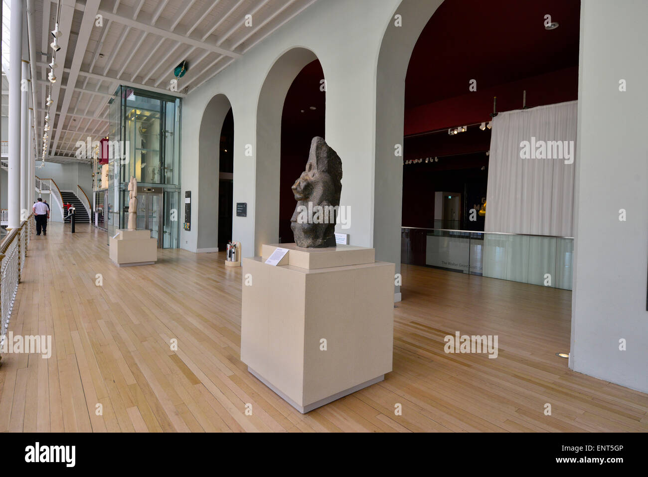 Interior view of the National Museum of Scotland, in Edinburgh Stock ...