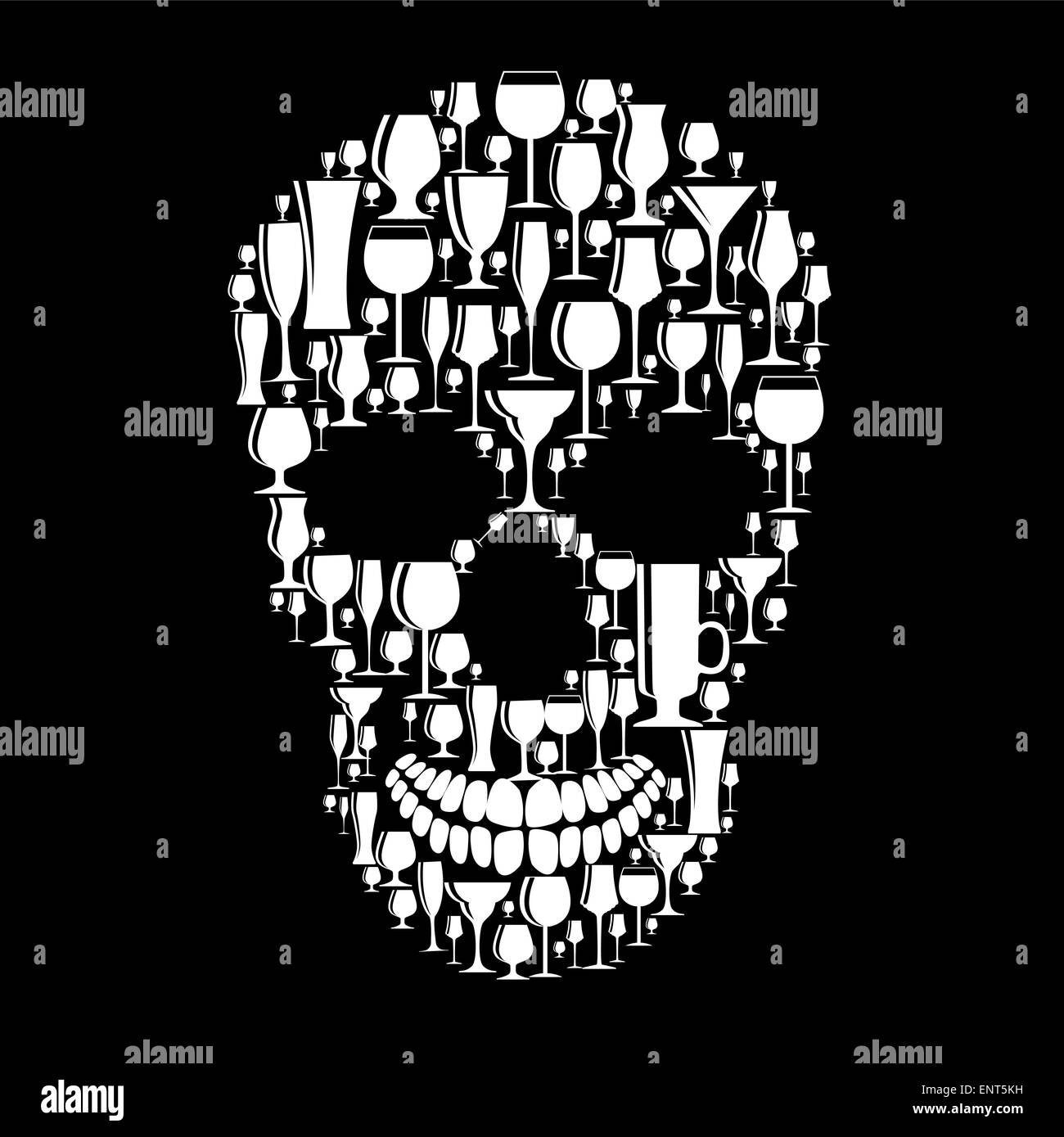 Skull Sign Vector Illustration Stock Vector Image & Art - Alamy