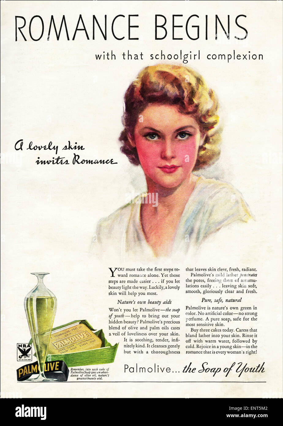1930s Makeup Ads