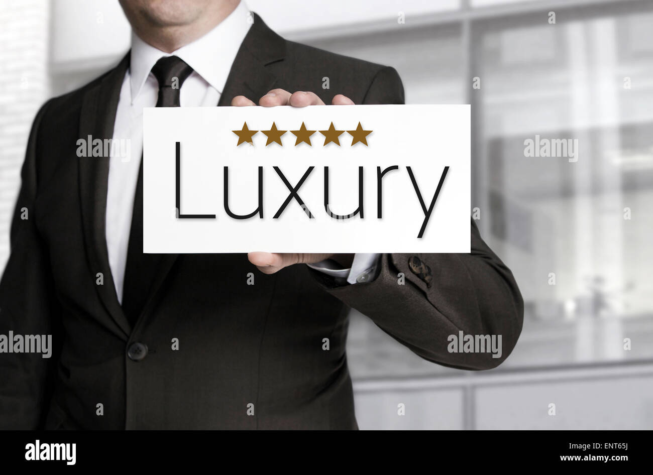Business holding five stars hi-res stock photography and images - Alamy