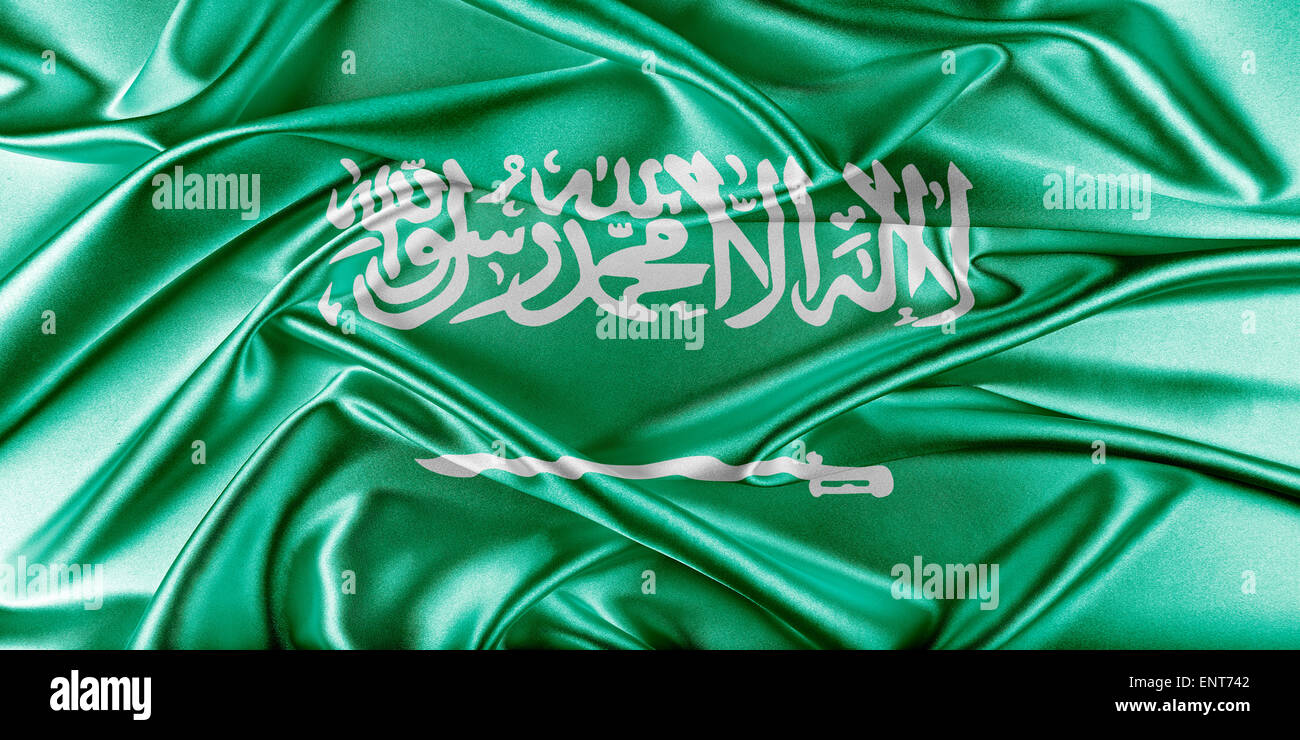 Saudi arabia flag flying hi-res stock photography and images - Alamy