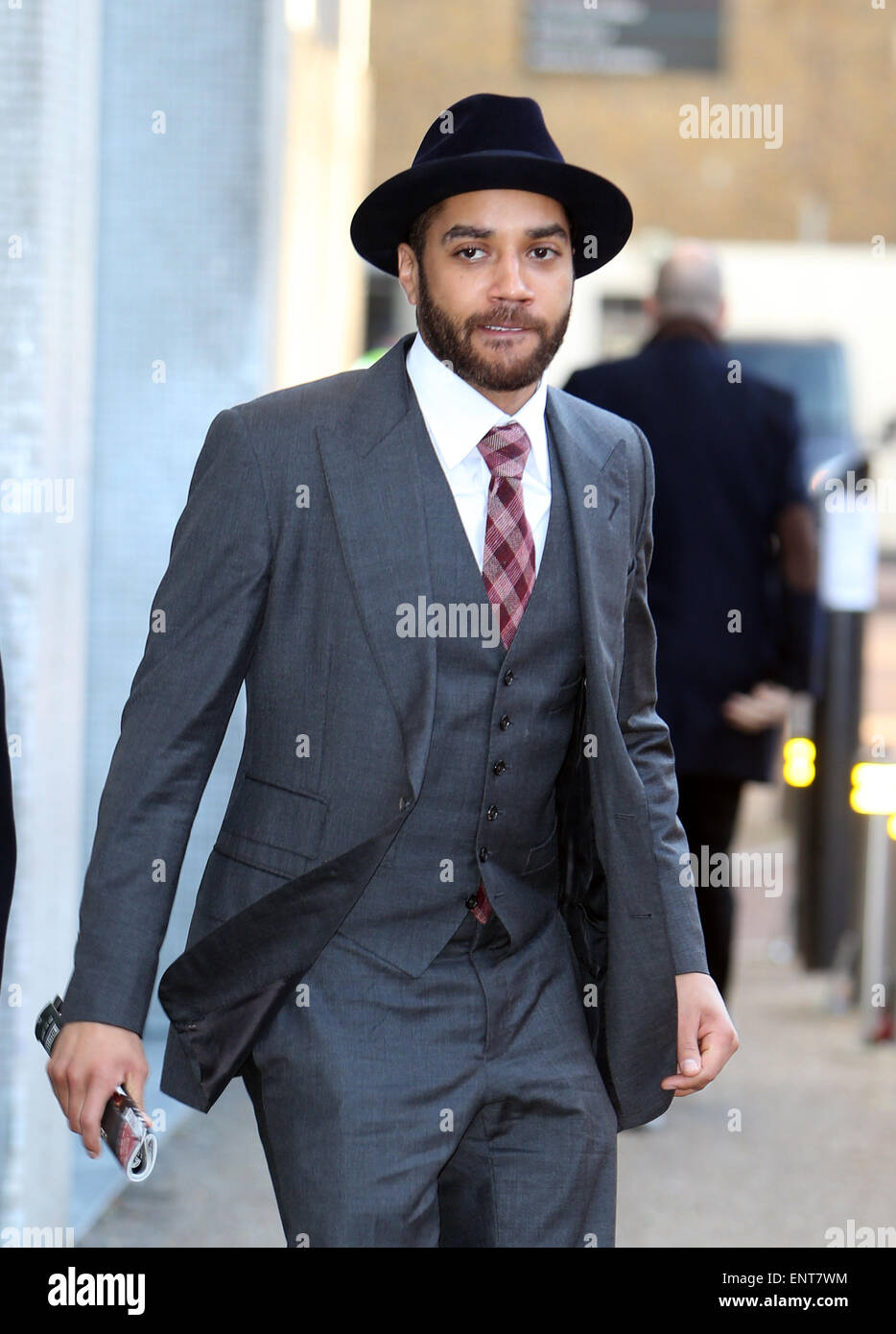 Samuel Anderson outside ITV Studios Featuring: Samuel Anderson Where ...