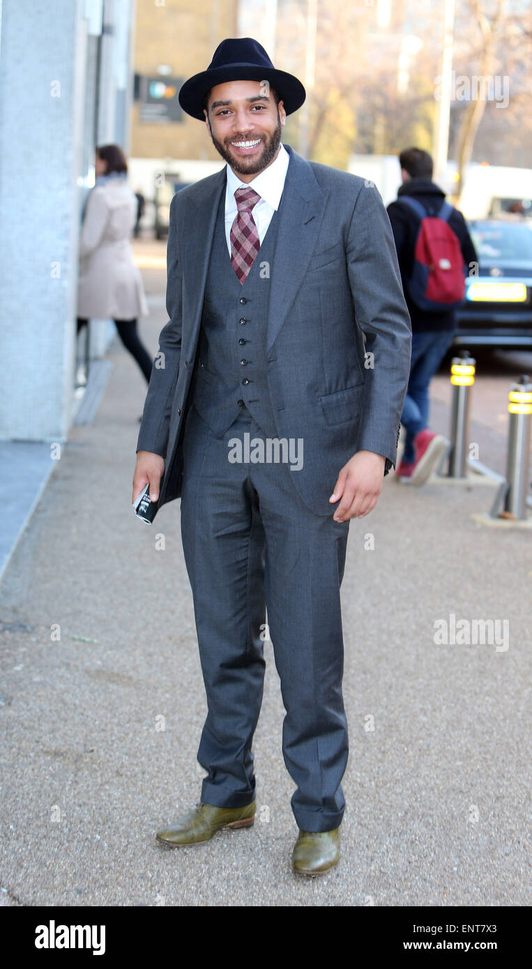 Samuel Anderson outside ITV Studios Featuring: Samuel Anderson Where ...