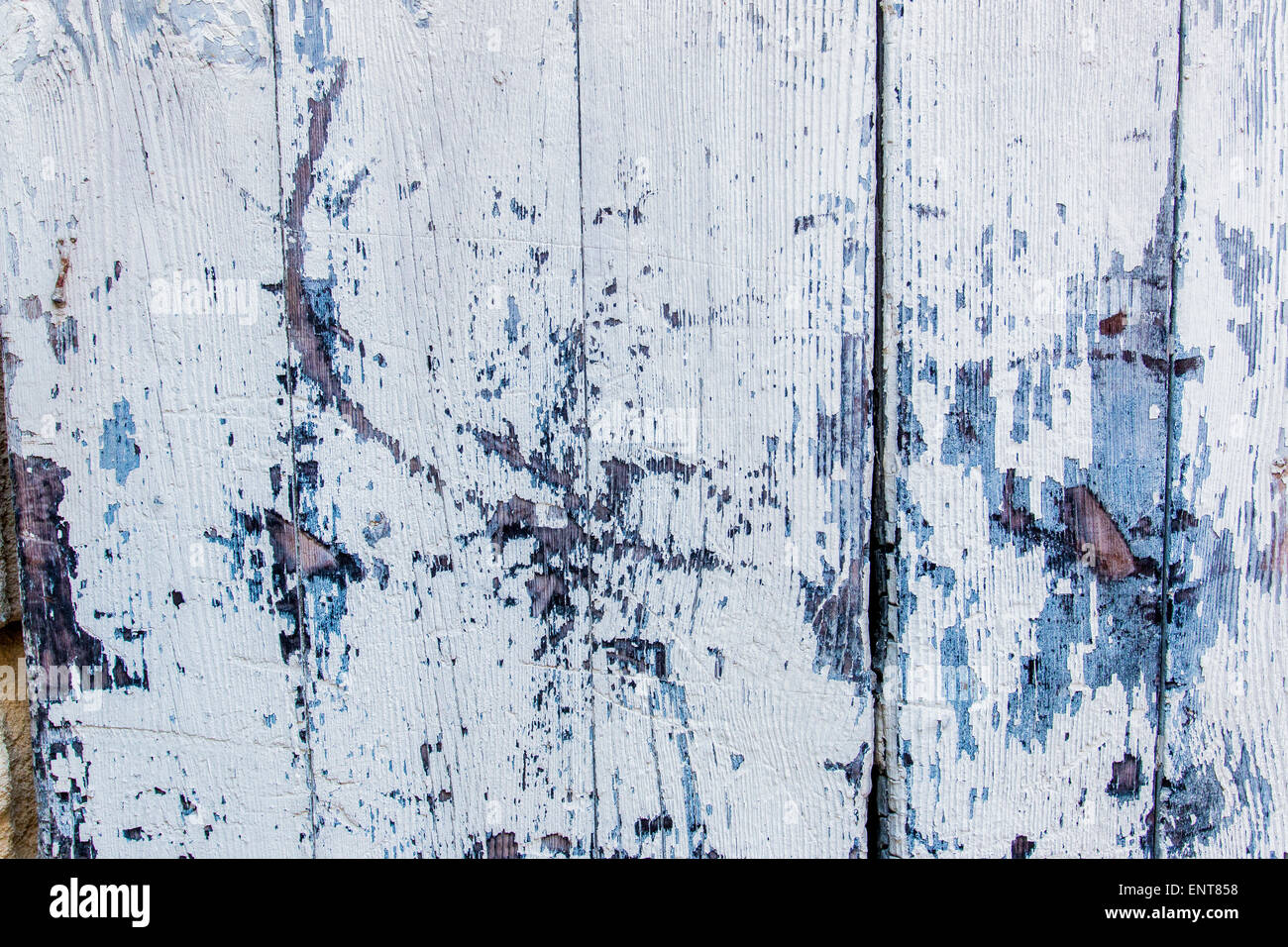 Blue Weathered wooden background Stock Photo - Alamy
