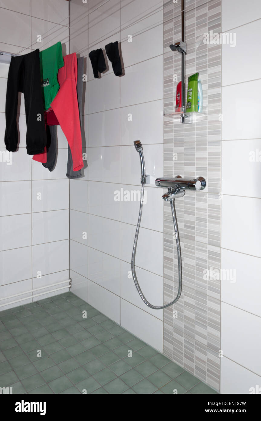A Finnish Bathroom Stock Photo - Alamy
