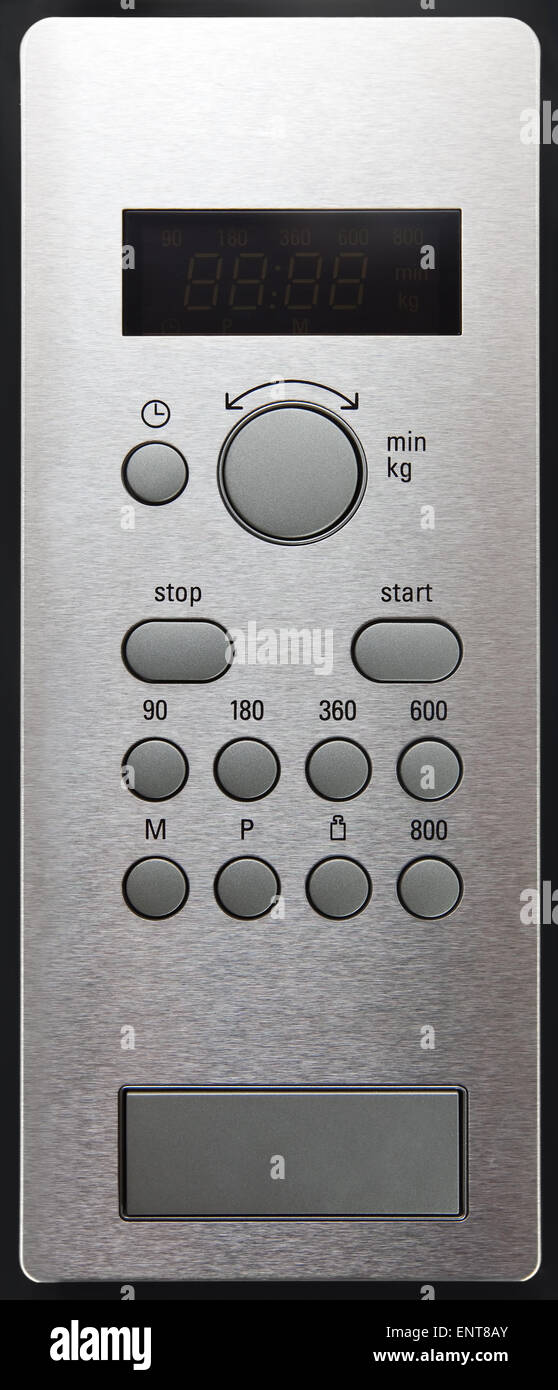 Control panel with buttons and display Stock Photo - Alamy
