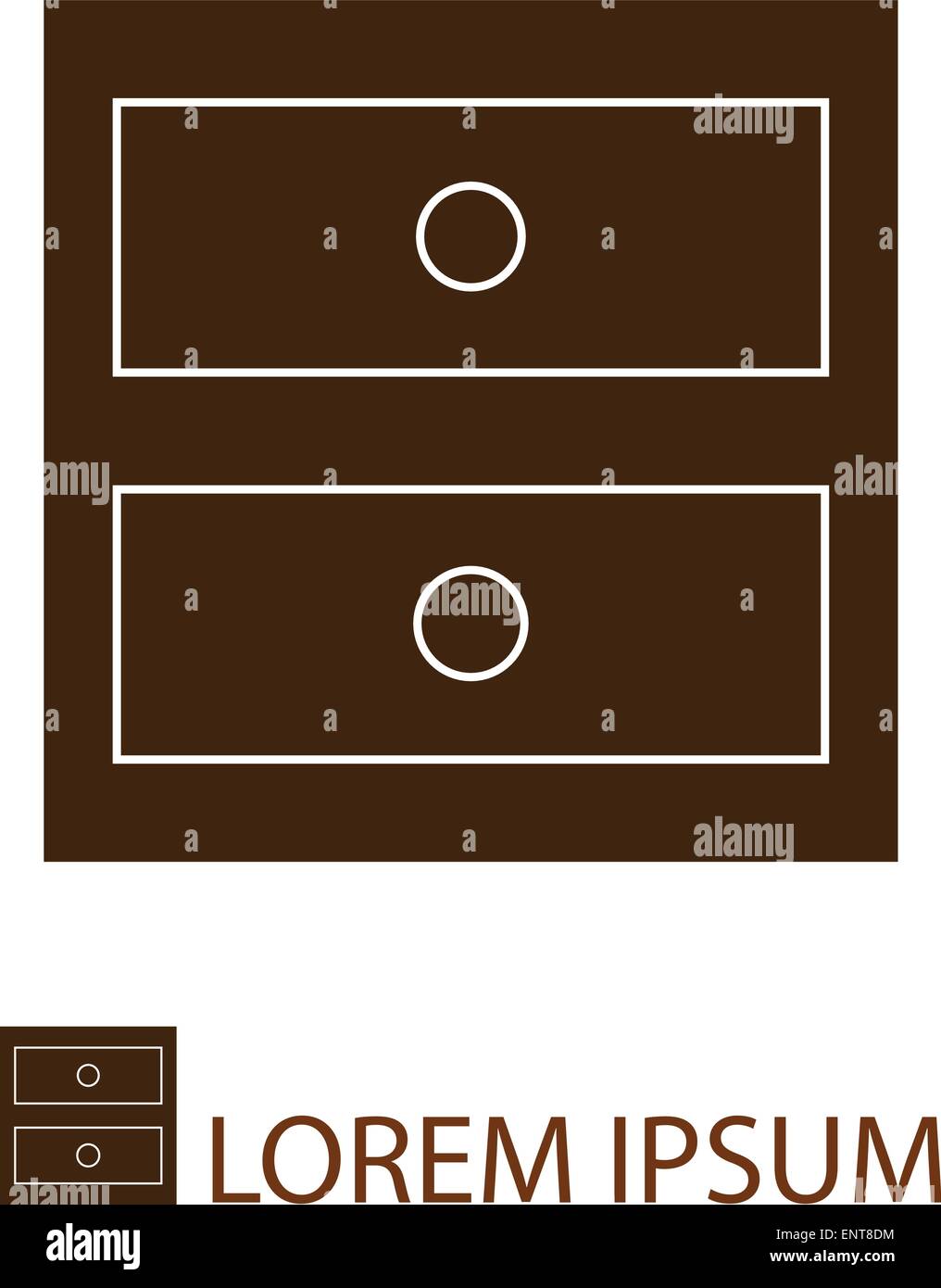Chest of drawers Stock Vector Image & Art - Alamy