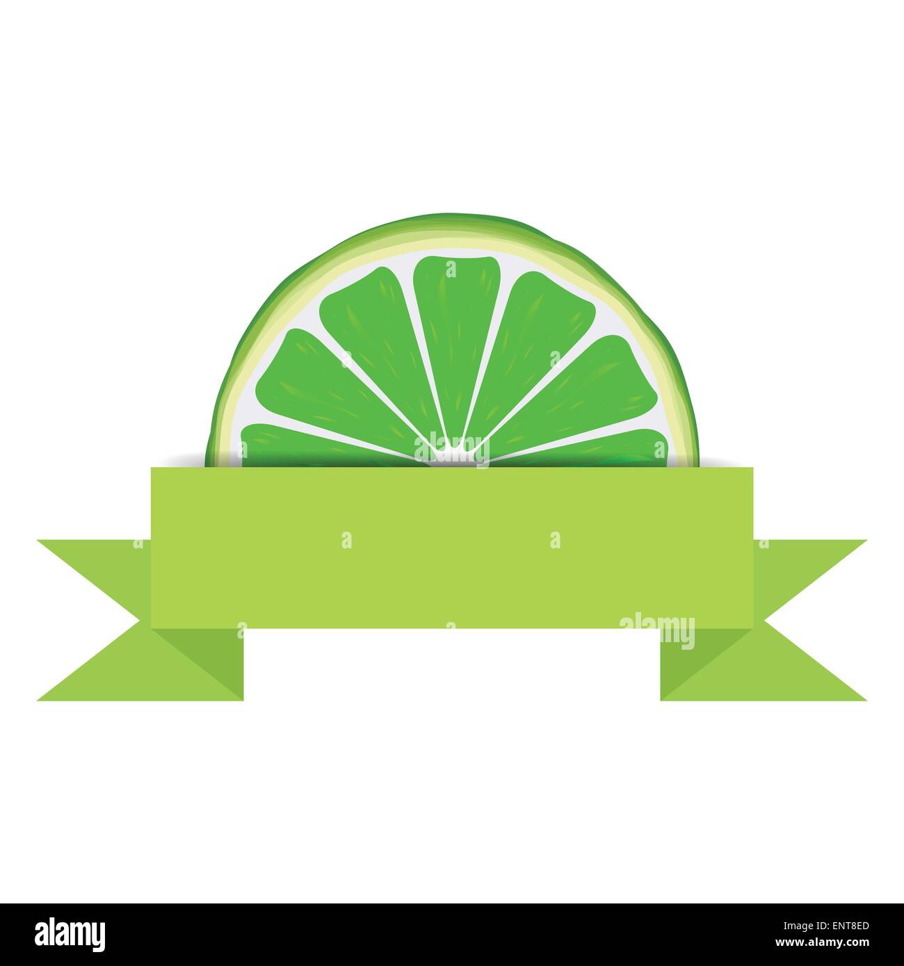 Lime design label banner Cut Out Stock Images & Pictures - Alamy