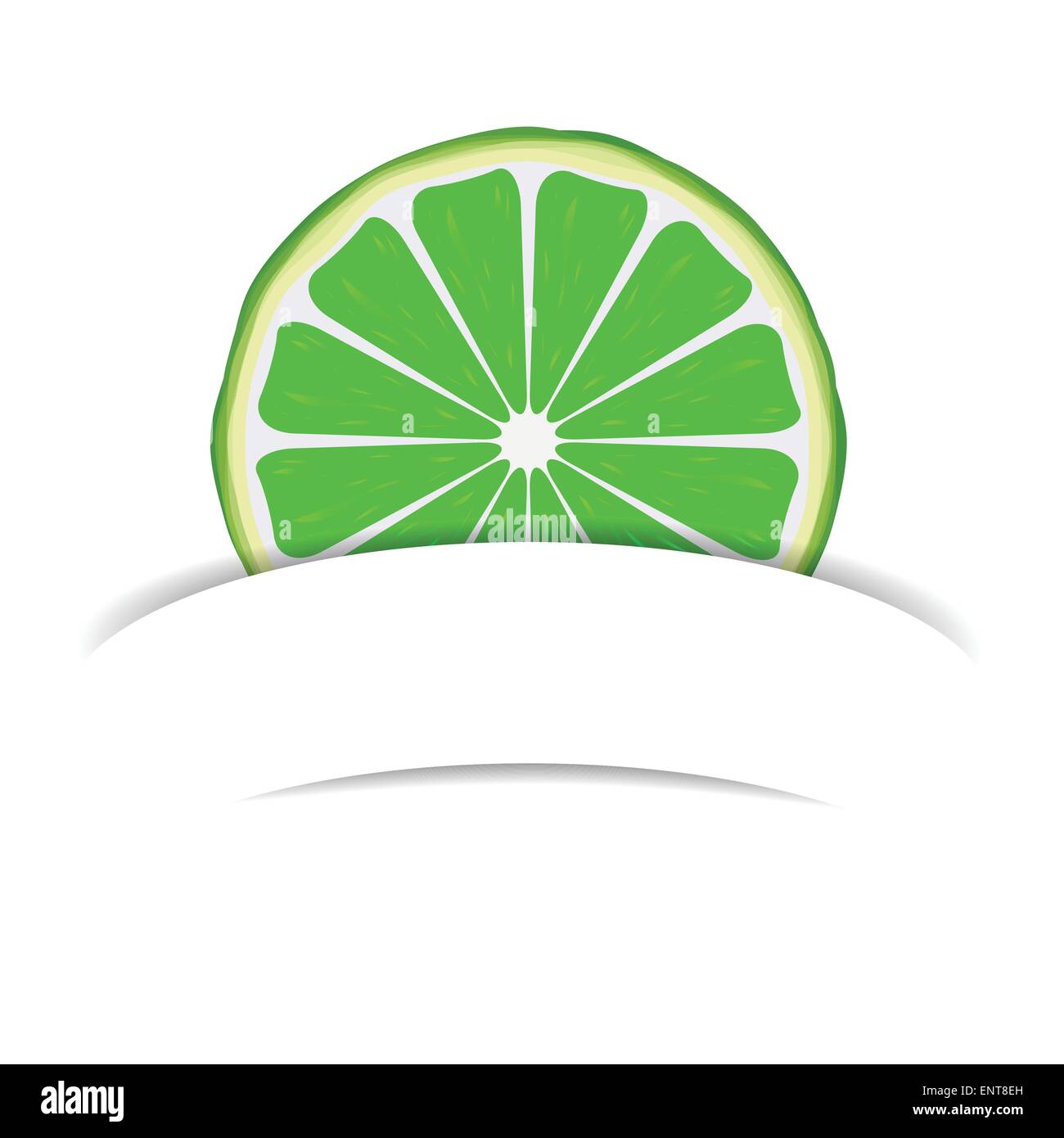 Lime with paper banner Stock Vector Image & Art - Alamy