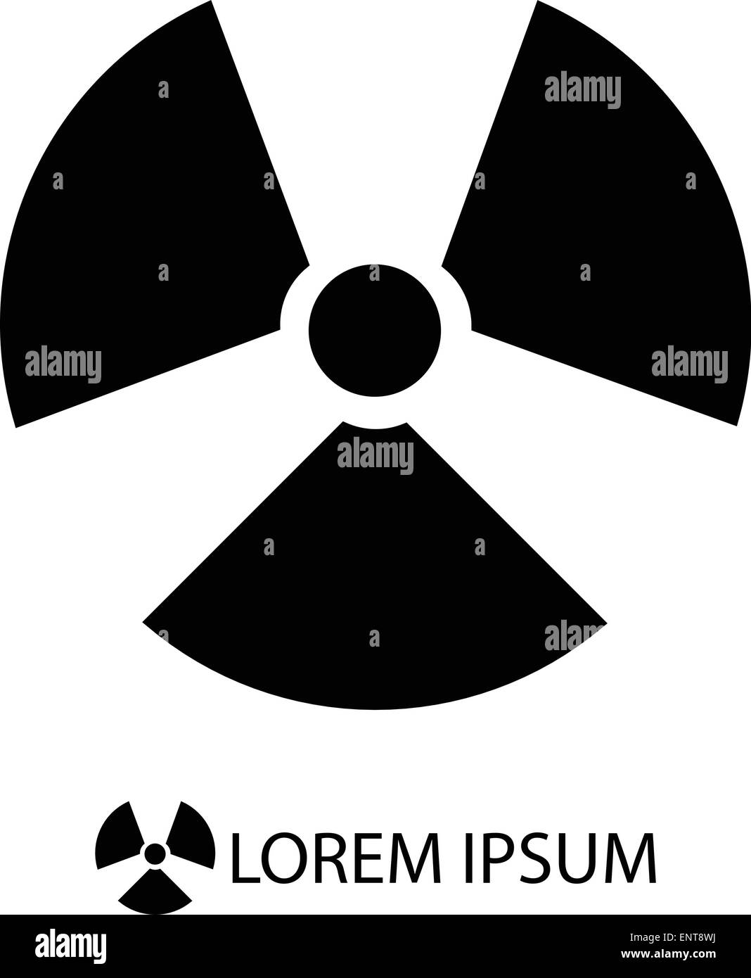 Radioactive logo hi-res stock photography and images - Alamy