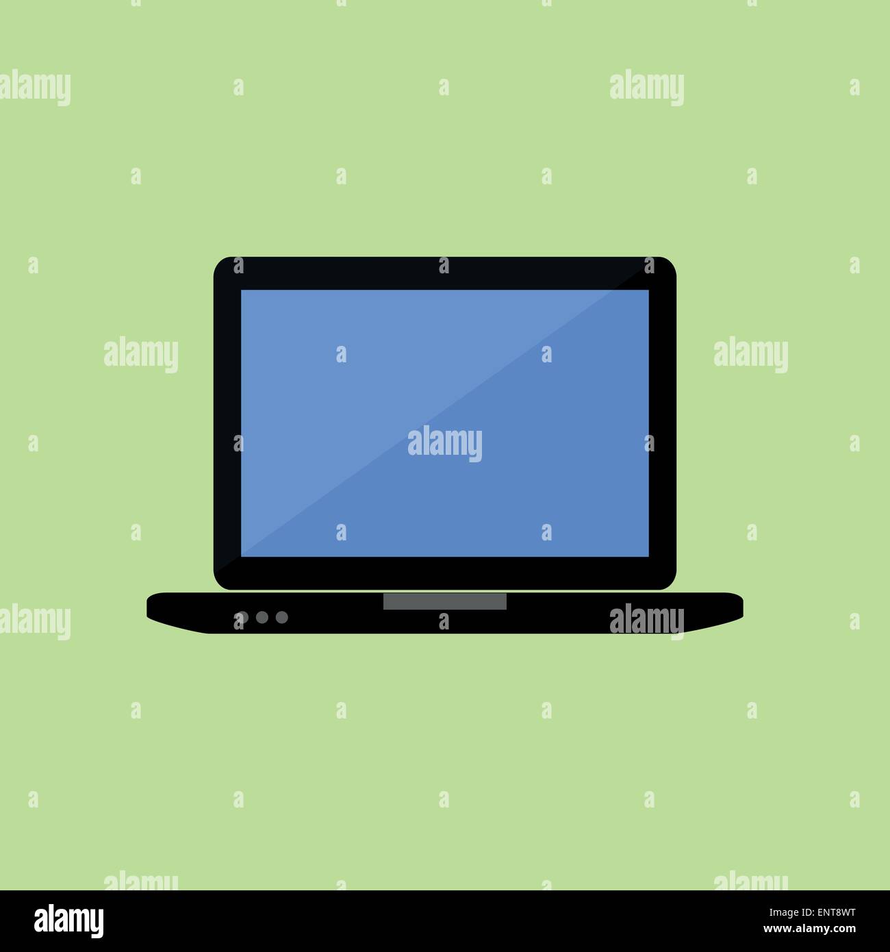 Flat style laptop Stock Vector Image & Art - Alamy