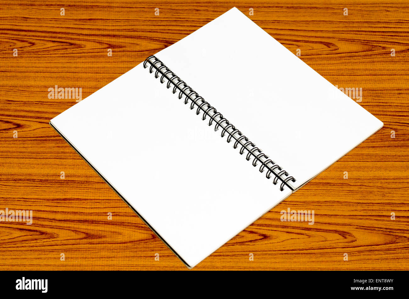 notebook line on wood background Stock Photo - Alamy